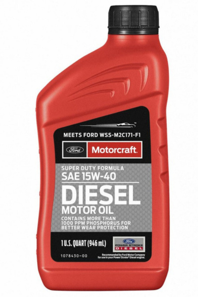 MOTORCRAFT 15W-40 DIESEL MOTOR OIL 0.946L > MOTORCRAFT